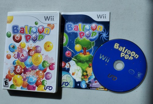 Balloon Pop Nintendo Wii Kids Puzzle Game Free Fast Shipping ...