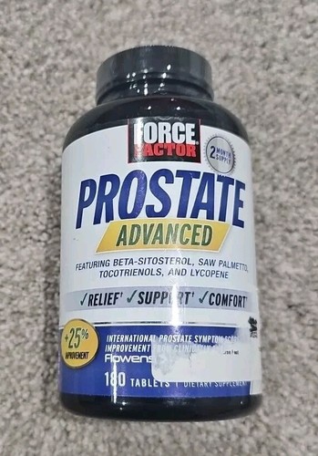 Force Factor Prostate Advanced, Prostate Supplement for Men *LARGER 180 ...