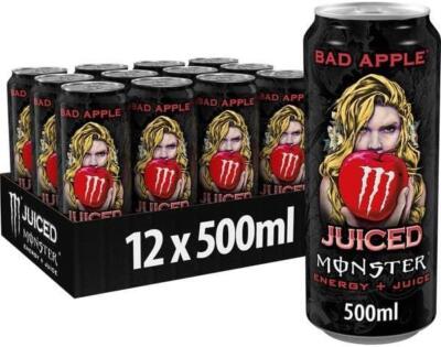 Monster Bad Apple 12 x 500ml New Flavour Energy Drink | eBay
