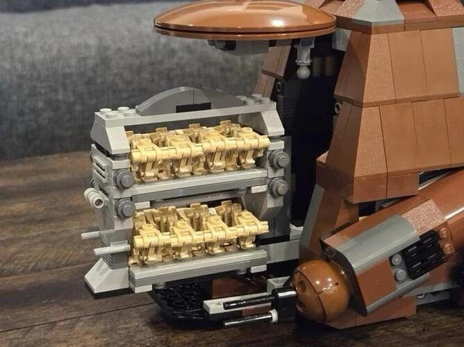 NEW Star Wars Trade Federation MTT 7662 Building Bricks Custom LEGO 100 ...