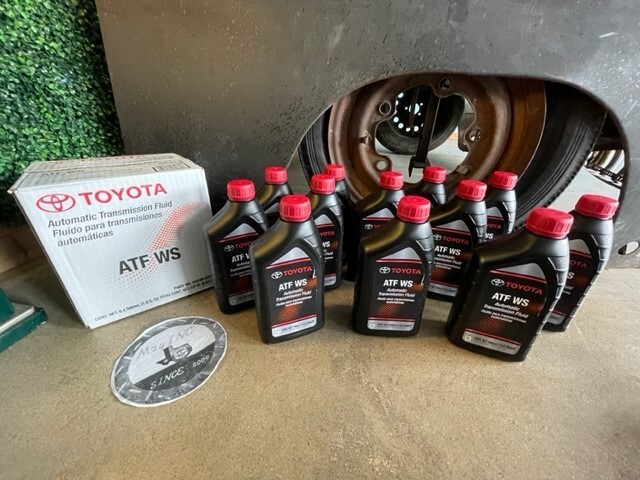 (12) Quart GENUINE TOYOTA ATF WS Automatic Transmission Oil 00289-ATFWS ...