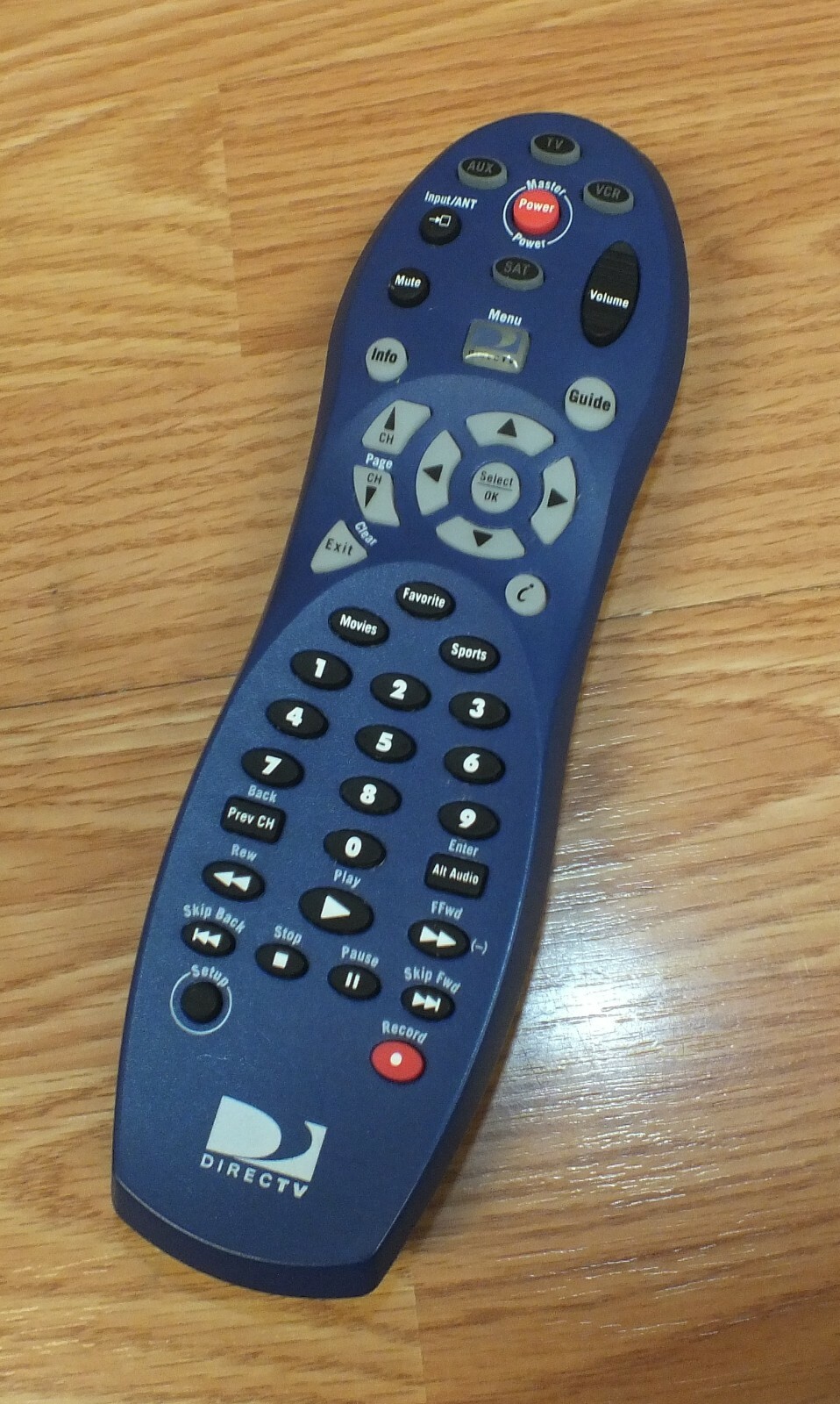 Genuine Blue DirecTV Pre-Programmed UEI Remote Control w/ Battery Cover ...