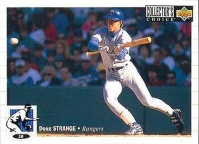 #270 Doug Strange - Texas Rangers - 1994 Collector's Choice Baseball | eBay