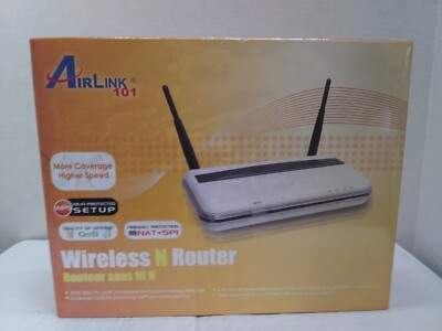 Airlink AR670W 300 Mbps 4-Port 10/100 Wireless N Router Firewall WiFi ...