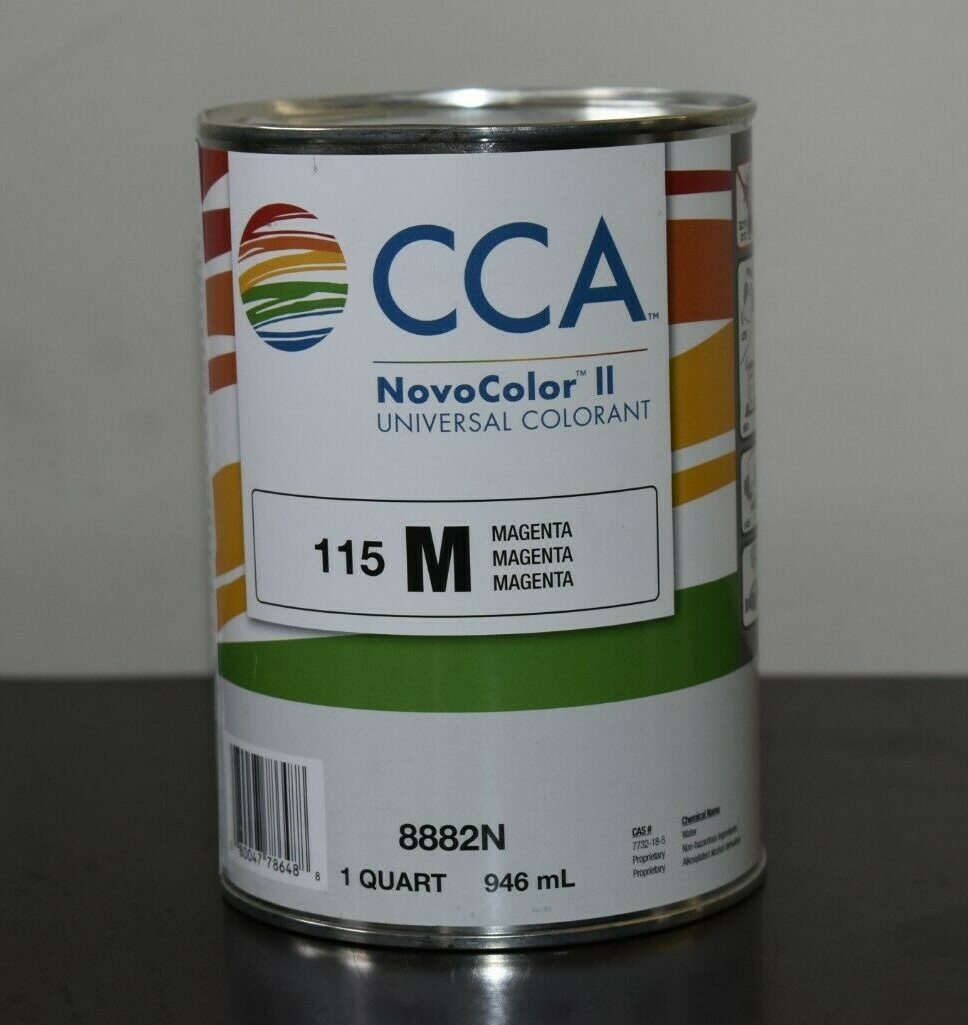 1 QUART CCA NovoColor II M MAGENTA Universal Colorant (8882N) | eBay