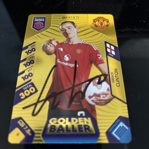 MATCH ATTAX 2025 GRACE CLINTON MANCHESTER UNITED SIGNED | eBay UK
