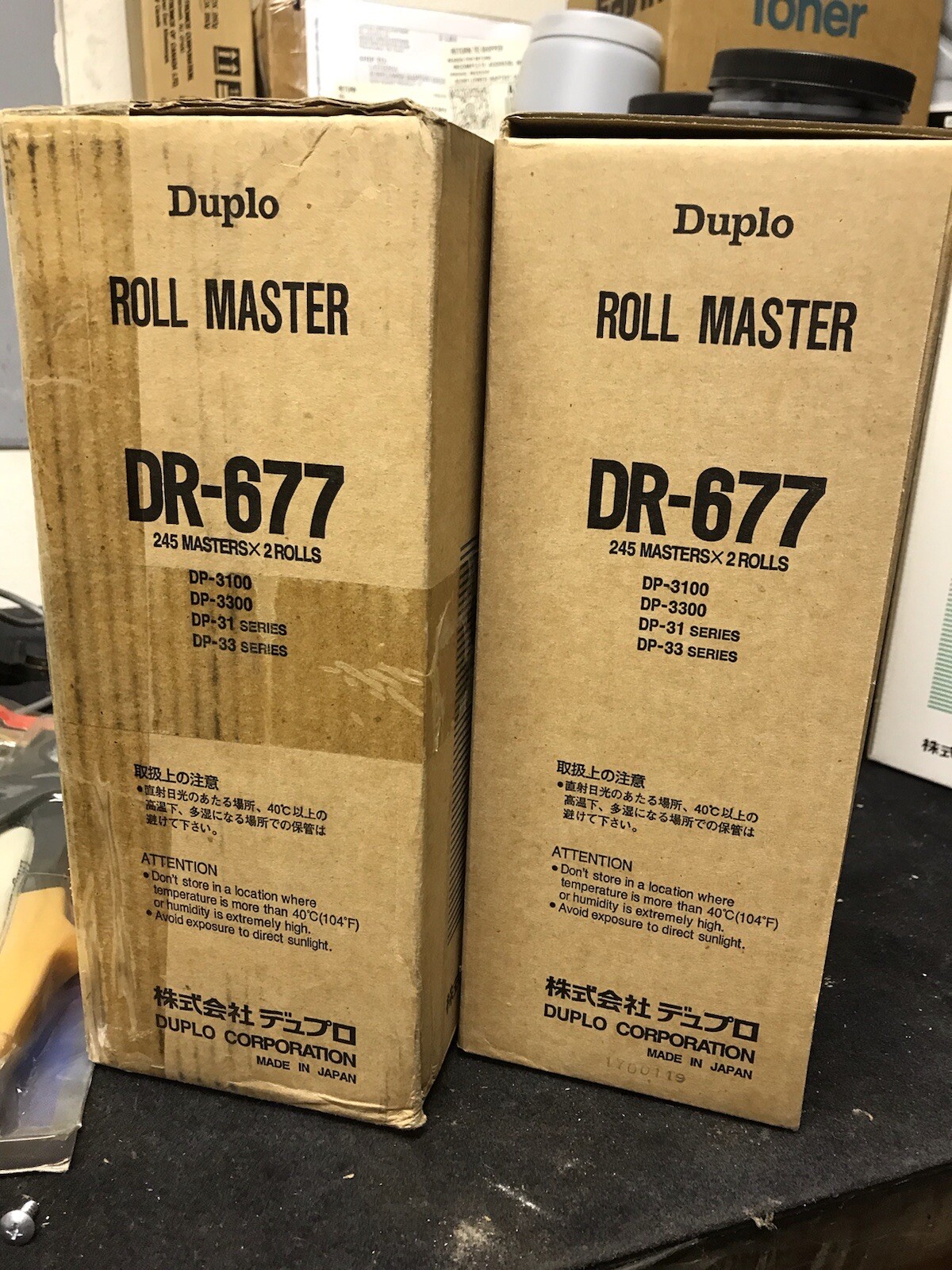 Duplo Roll Master DR-677 Genuine OEM 245 Mastersx2Rolls per box DP3100 ...