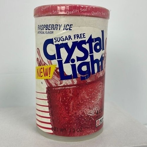 Vtg 80s Raspberry Ice Crystal Light NEW SEALED kitchen decor movie prop ...