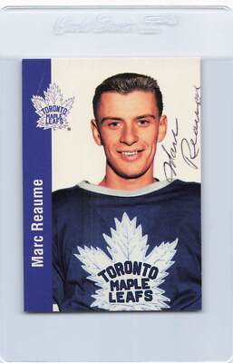 1994 Parkhurst #114 Marc Reaume Maple Leafs Signed Auto *J7661 | eBay