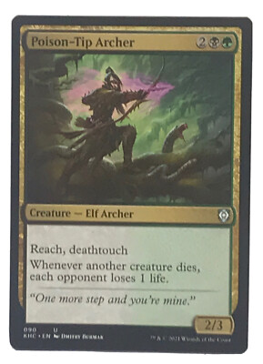 Poison-Tip Archer, Kaldheim Commander, NM Magic the Gathering MTG | eBay