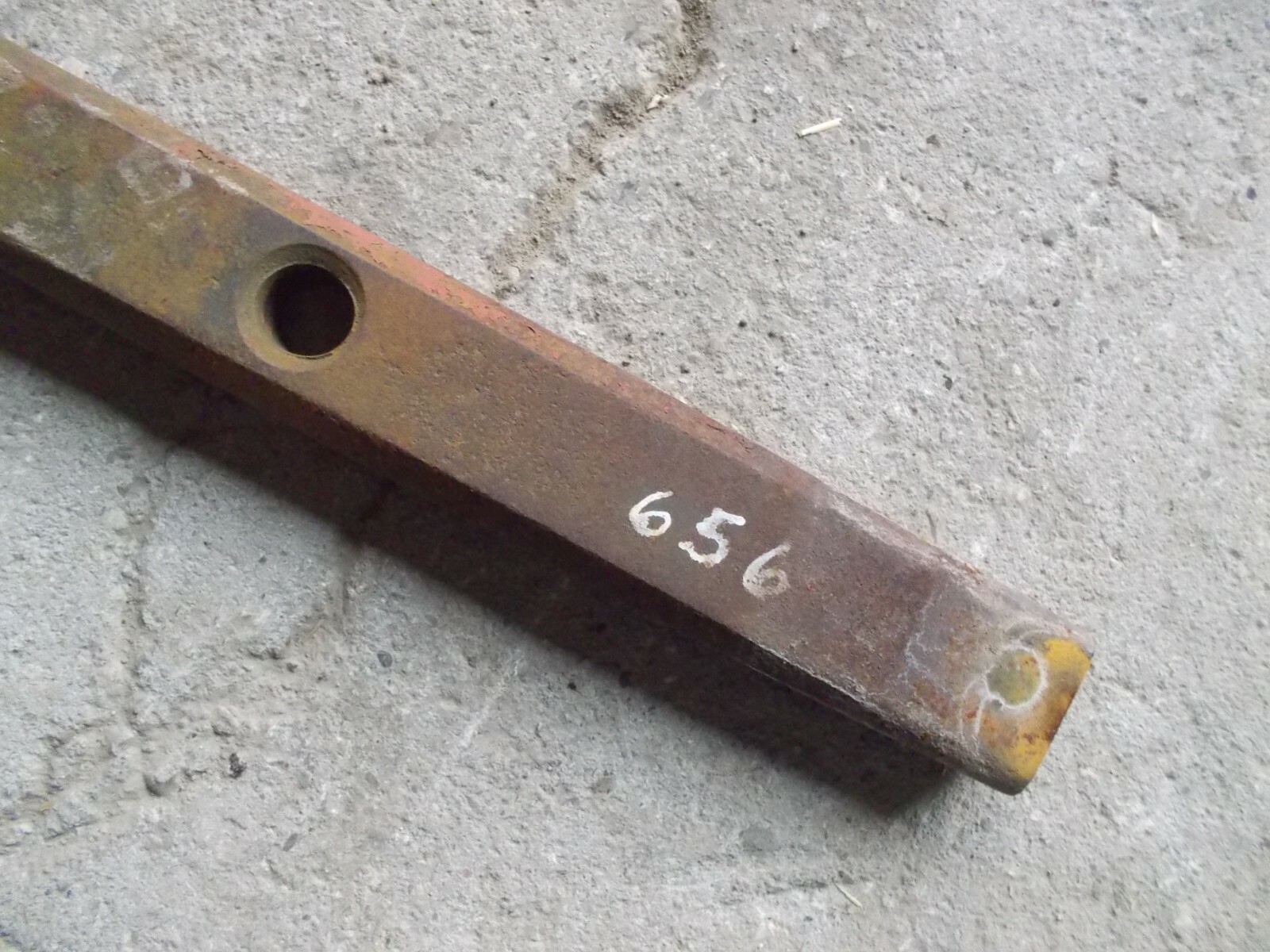 Farmall 656 IH tractor ORIGINAL drawbar hitch slide in tongue | eBay