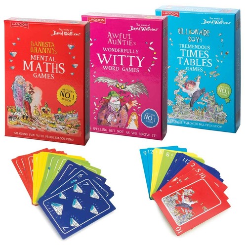 Lagoon - David Walliams Card Games - Times Tables - Witty Words ...