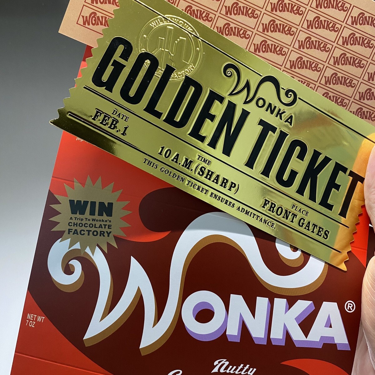 Wonka Bar Wrapper