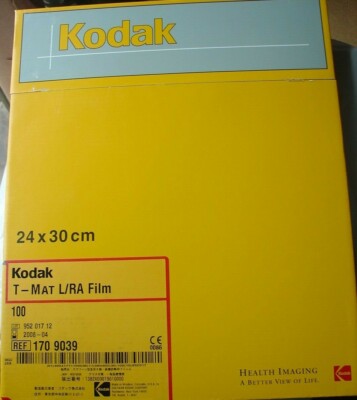 Kodak T-Mat L/RA Film 100 24X30 CM X-Ray Ref 170 9039 | eBay