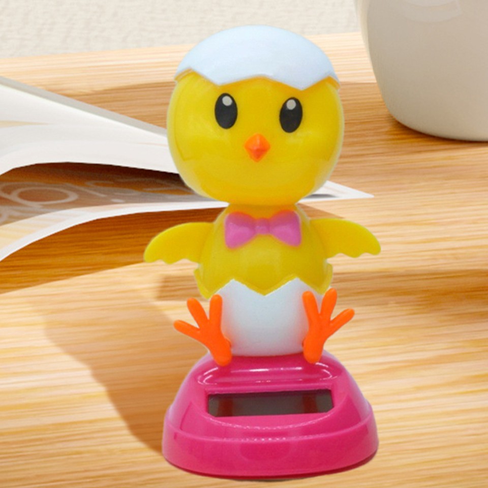 1pc Solar Dancing Toy Chicken Solar Powered Dancing Toys For Desk Home ...