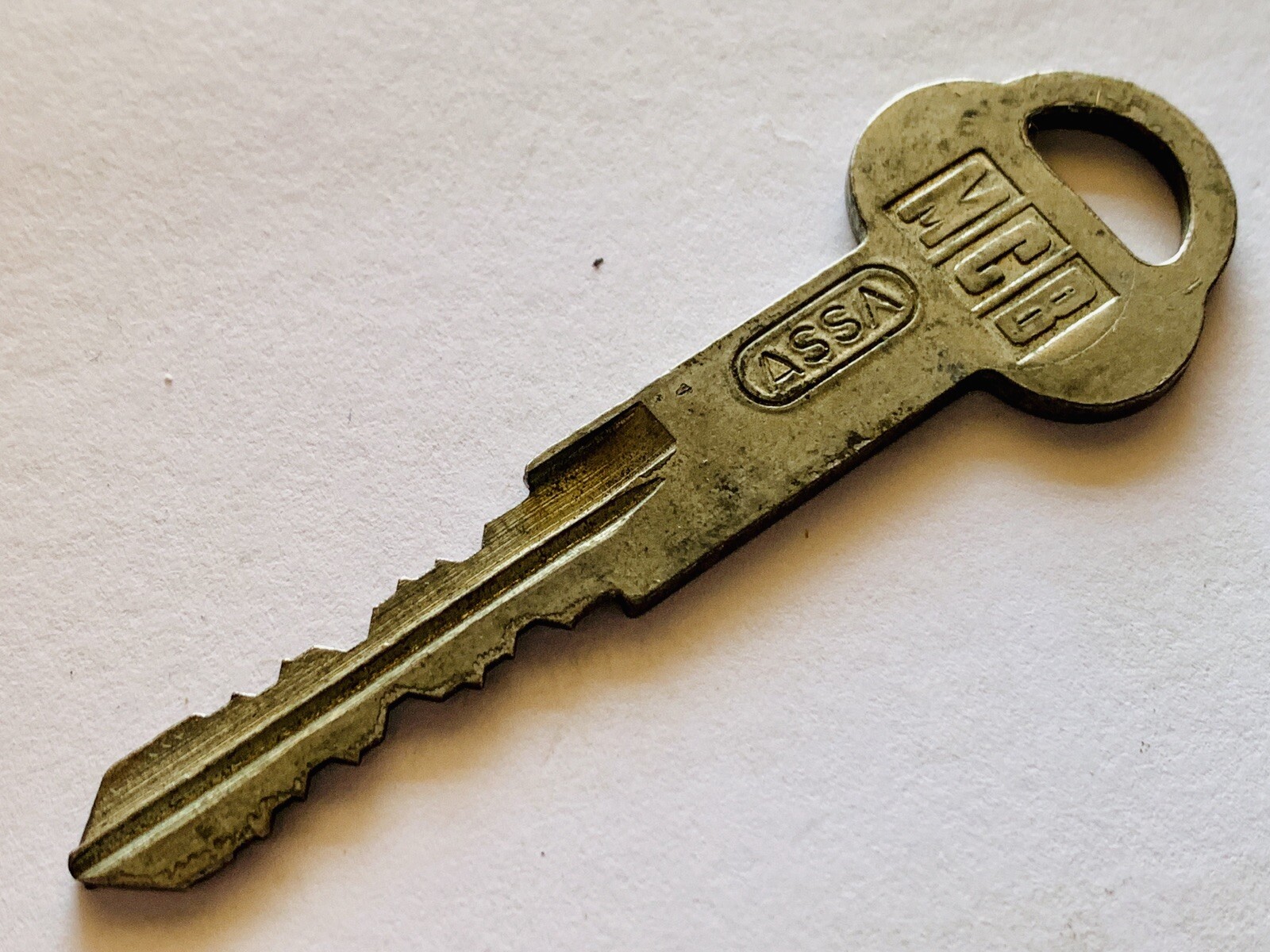 ASSA MCB Vintage Bicycle Lock Key Locksport Collection Collector Old ...