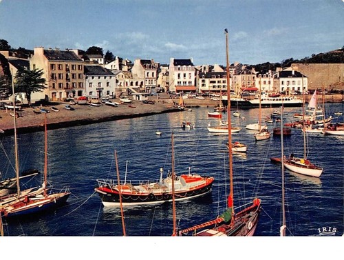 56 . n° 200527 . BELLE ILE EN MER . LE PORT DU PALAIS . CPSM . 14,5 X ...