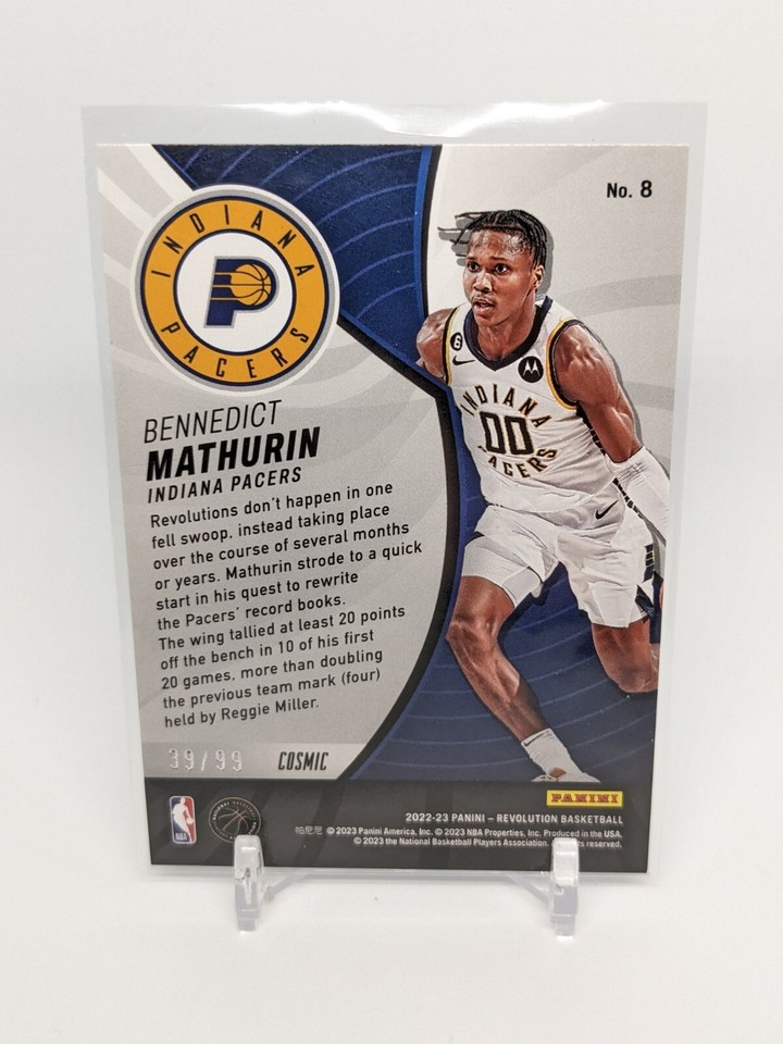 Benedict Mathurin Rookie Revolution /99 Cosmic 2022-23 | eBay