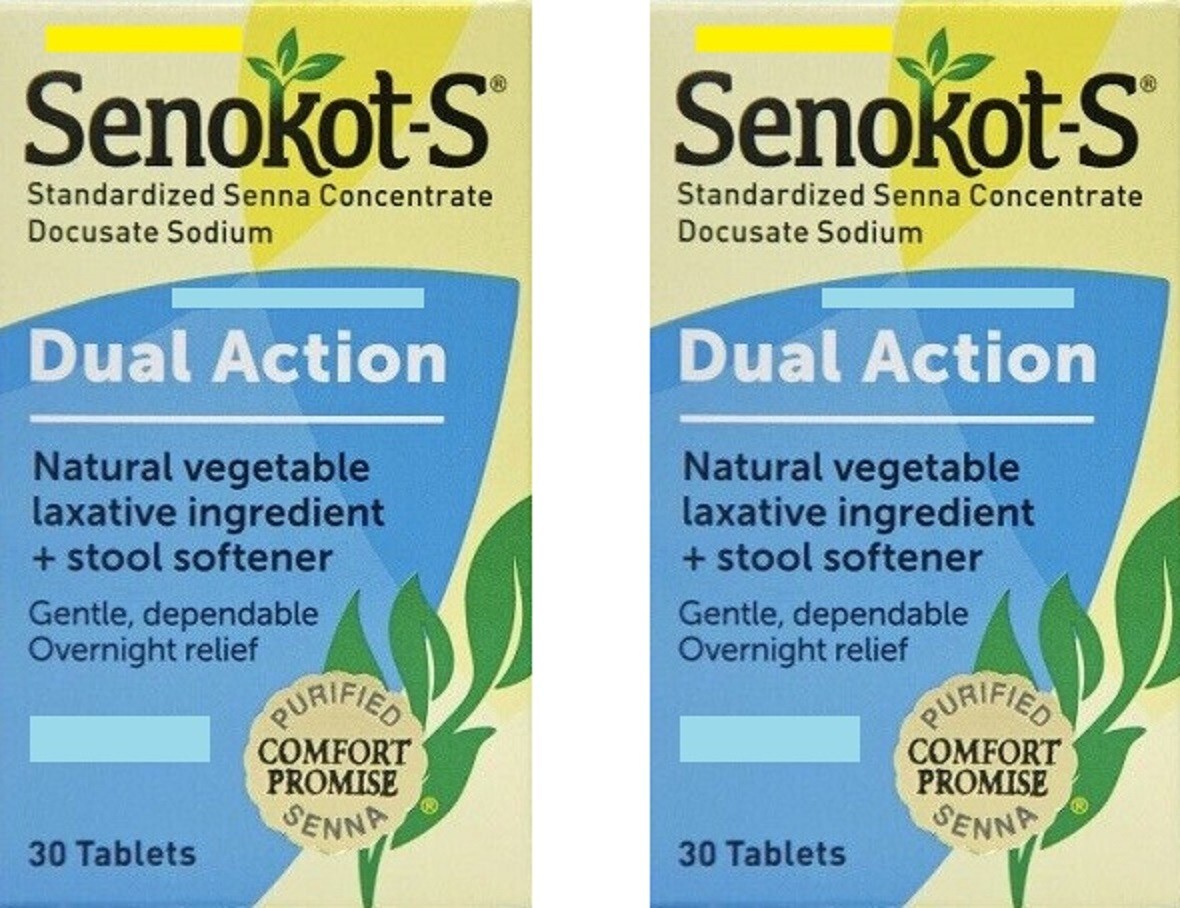 Senokot-S Dual Action 30ct Natural Vegetable Laxative 2PK 6/25 | eBay