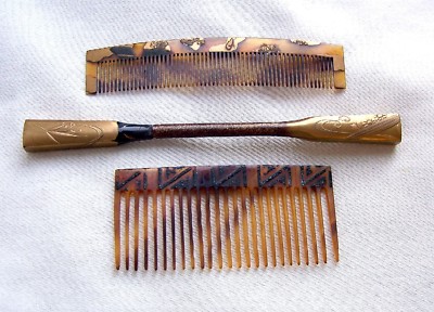 Vintage Japanese kanzashi comb hairpin geisha set hair accessory (AAJ ...