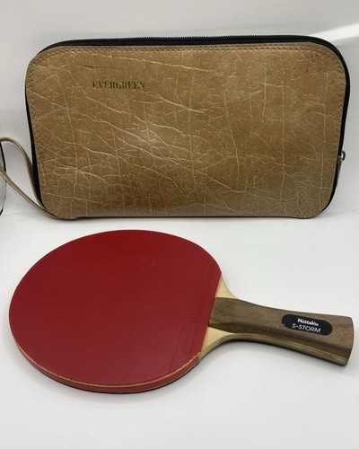 Nittaku S-STORM Vintage table tennis pingpong RARE With Case | eBay