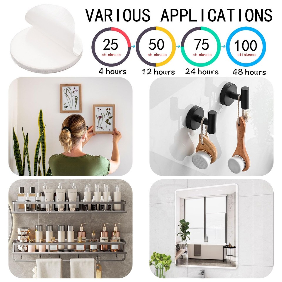 16PCS Magnetic Door Stop Adhesive Stickers – Strong Self-Adhesive ...