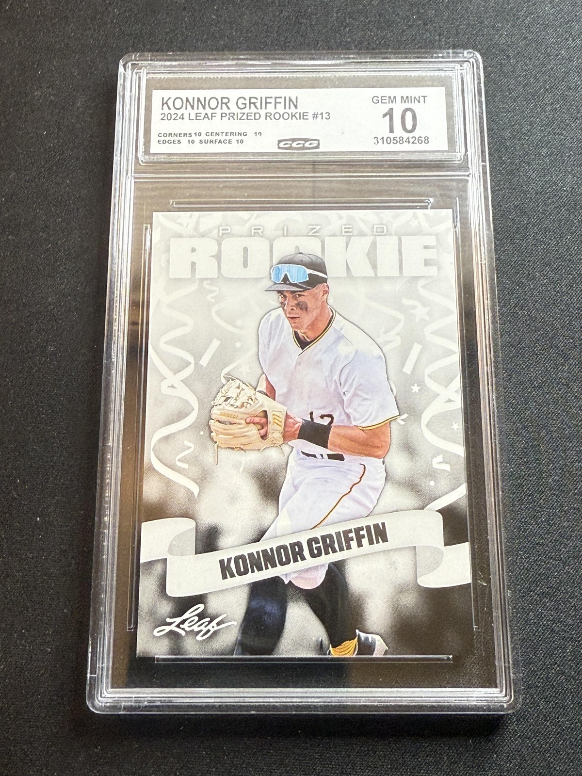 Konnor Griffin 2024 Leaf Prized Rookie CCG 10 Pirates Rookie | eBay