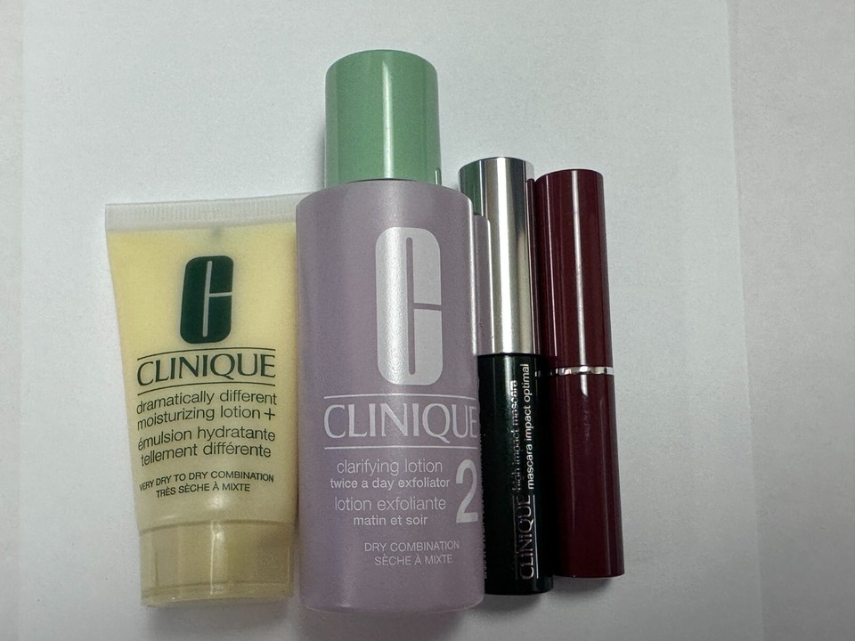 Clinique Discover 4-Pc Gift Set w/ Black Honey Lipstick | eBay