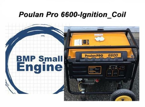 Ignition Coil Assembly For Poulan Pro 6600 6600E Watts PP6600 Generator ...