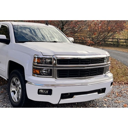 Chrome Front Lower Bumper Skid Plate For 14-15 Chevrolet Silverado 1500 ...