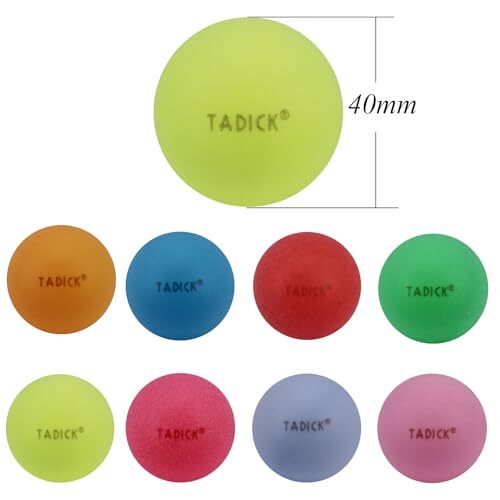 50 Pack Ping Pong Balls Assorted Color Washable Plastic Table Tennis ...