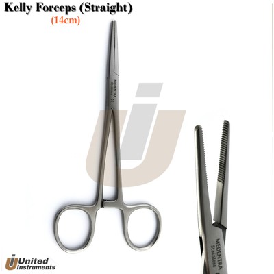 Surgical Kelly Forceps Hemostat Locking Clamp STR Artery Suture ...