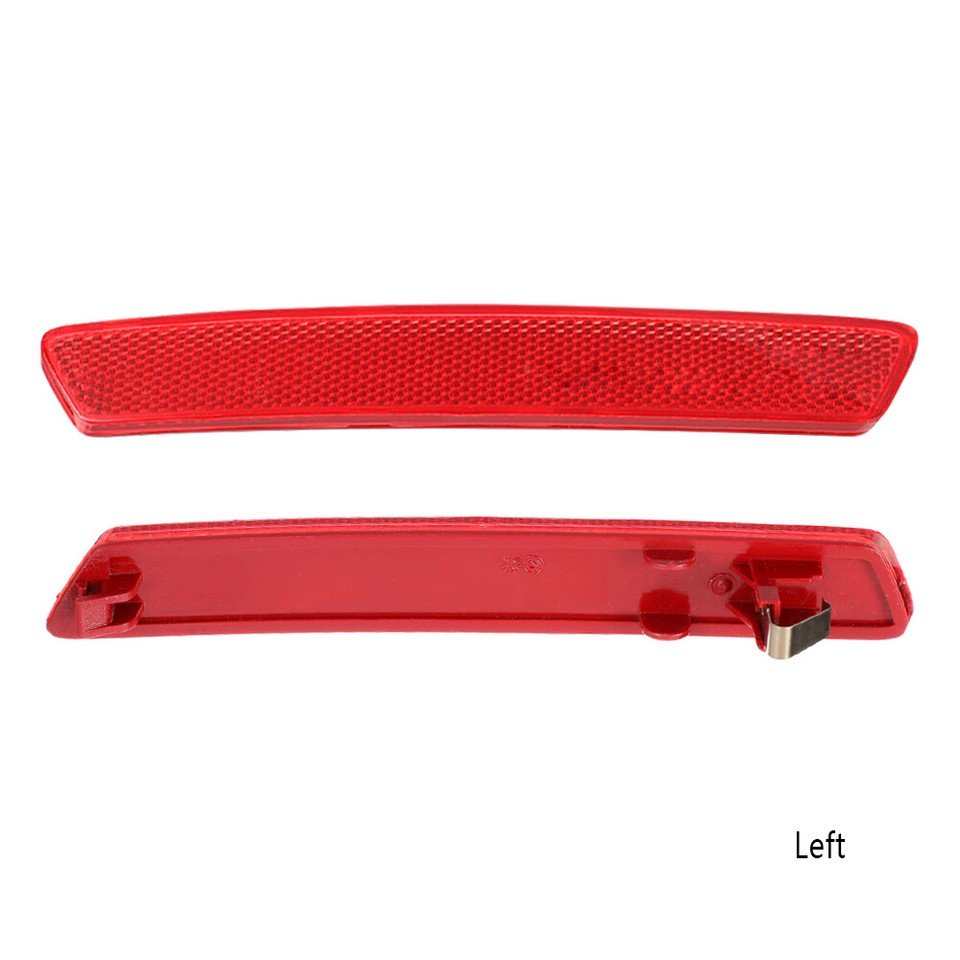 Pair Rear Right + Left Side Bumper Reflector For Ghibli Red 675000322 ...