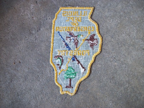 vintage 1950 Illinois Dep of Conservation Forestry Fisheries police ...