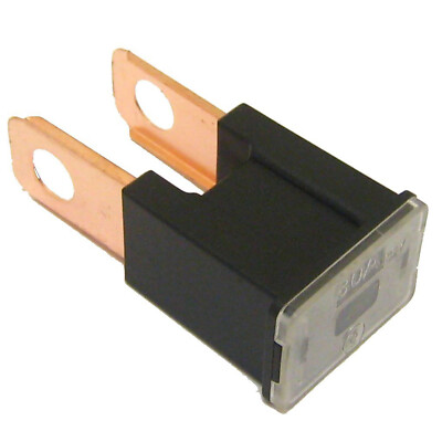 5x 80 Amp Black Japanese 80A PAL Male A Fuse Slow Blow Nissan Mazda ...