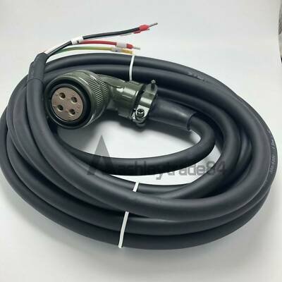 For Yaskawa servo motor power line SGMGH-20ACA61 2KW 4pin power cord 5M ...
