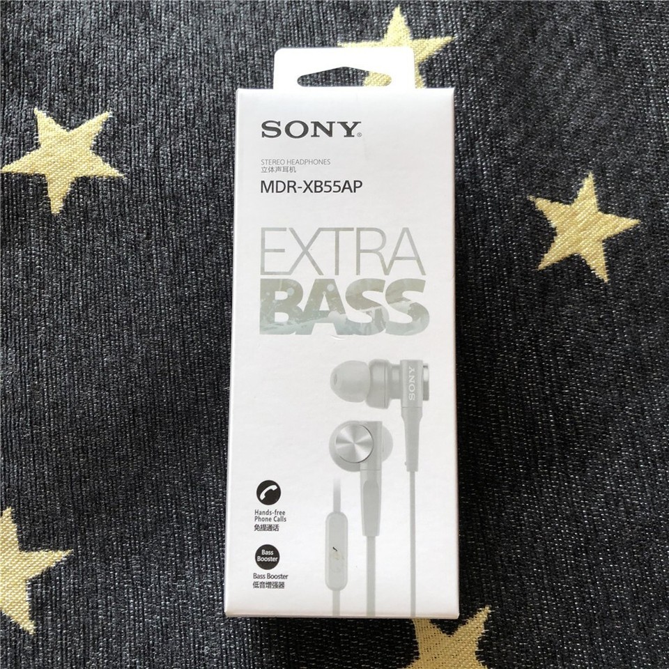 SONY MDR-XB55AP Bass Booster In-Ear Wired Earphones with Mic Remote - 2 ...