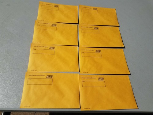Lot of 8 Soo Line Railroad 1986 Mailing Envelopes NOS | eBay