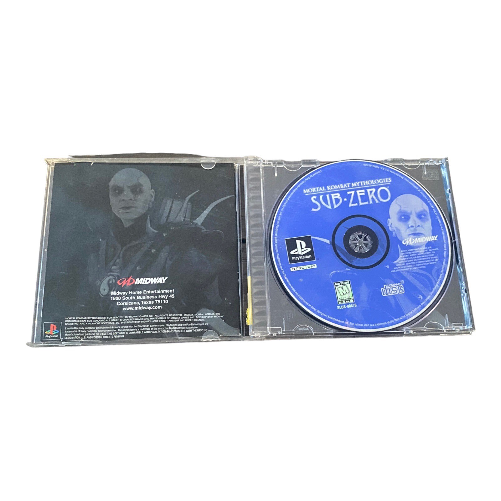 Mortal Kombat Mythologies: Sub Zero (Sony PlayStation 1, 1997) PS1 ...