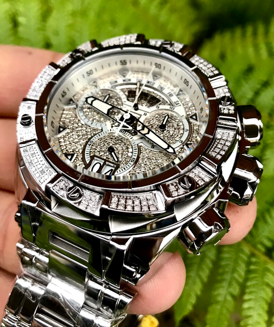 Invicta Reserve Men's 38834 Ripsaw Swiss Chronograph 2.02ctw Diamond ...