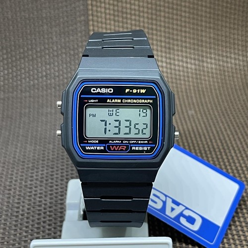 Casio F-91W-1D Classic Retro Basic Light Weight Digital Sport Unisex ...