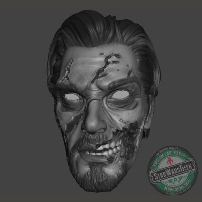 Multiverse Zombie Strange v4 custom head for 4" 6" 7" 12" action ...