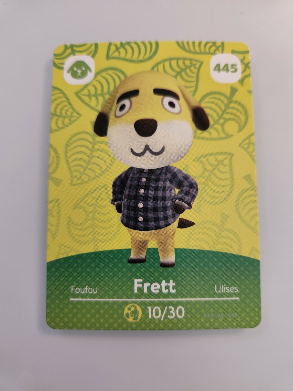 445 FRETT Animal Crossing Amiibo Authentic Nintendo Mint Card From ...