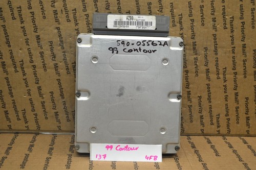 1998 1999 Ford Contour Engine Control Unit ECU 98BB12A650BXA Module 137 ...