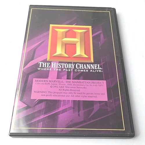 Modern Marvels The Manhattan Project DVD History Channel *BUY 2 GET 3 ...