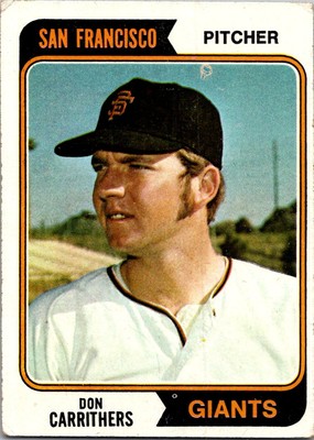 Don Carrithers 1974 Topps #361 San Francisco Giants | eBay