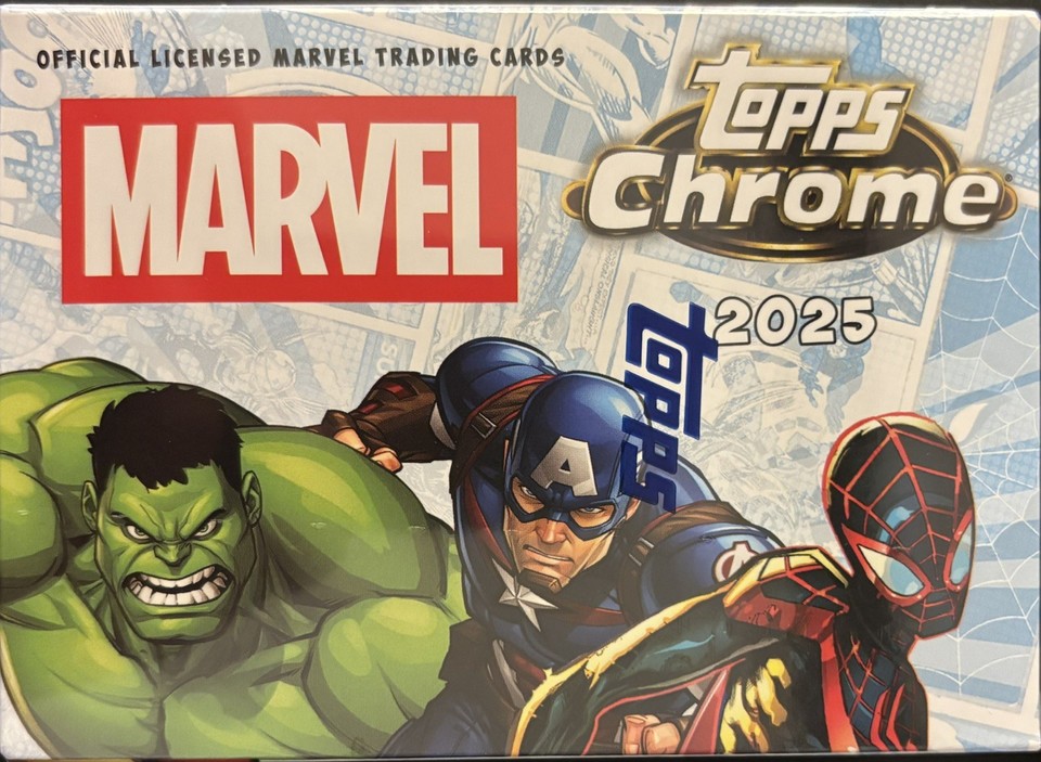 2025 Topps Chrome "Marvel" Blaster Box - Factory Sealed - Unopened | eBay