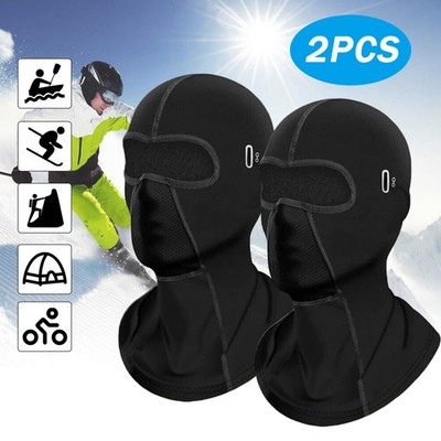 2 Packs Balaclava Full Face Windproof Mask Winter Warm Neck Cap Ski ...