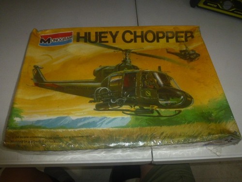 HUGE 1/24 Monogram Bell UH-1D Huey Helicopter New In Sealed Box | eBay