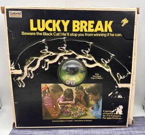 VTG 1975~LUCKY BREAK By Gabriel~Black Cat~Pop-Up Game - Complete | eBay